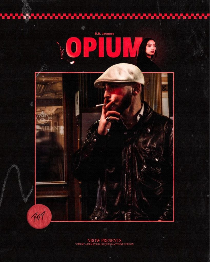 B.B. Jacques envoie le visuel de OPIUM - Raplume